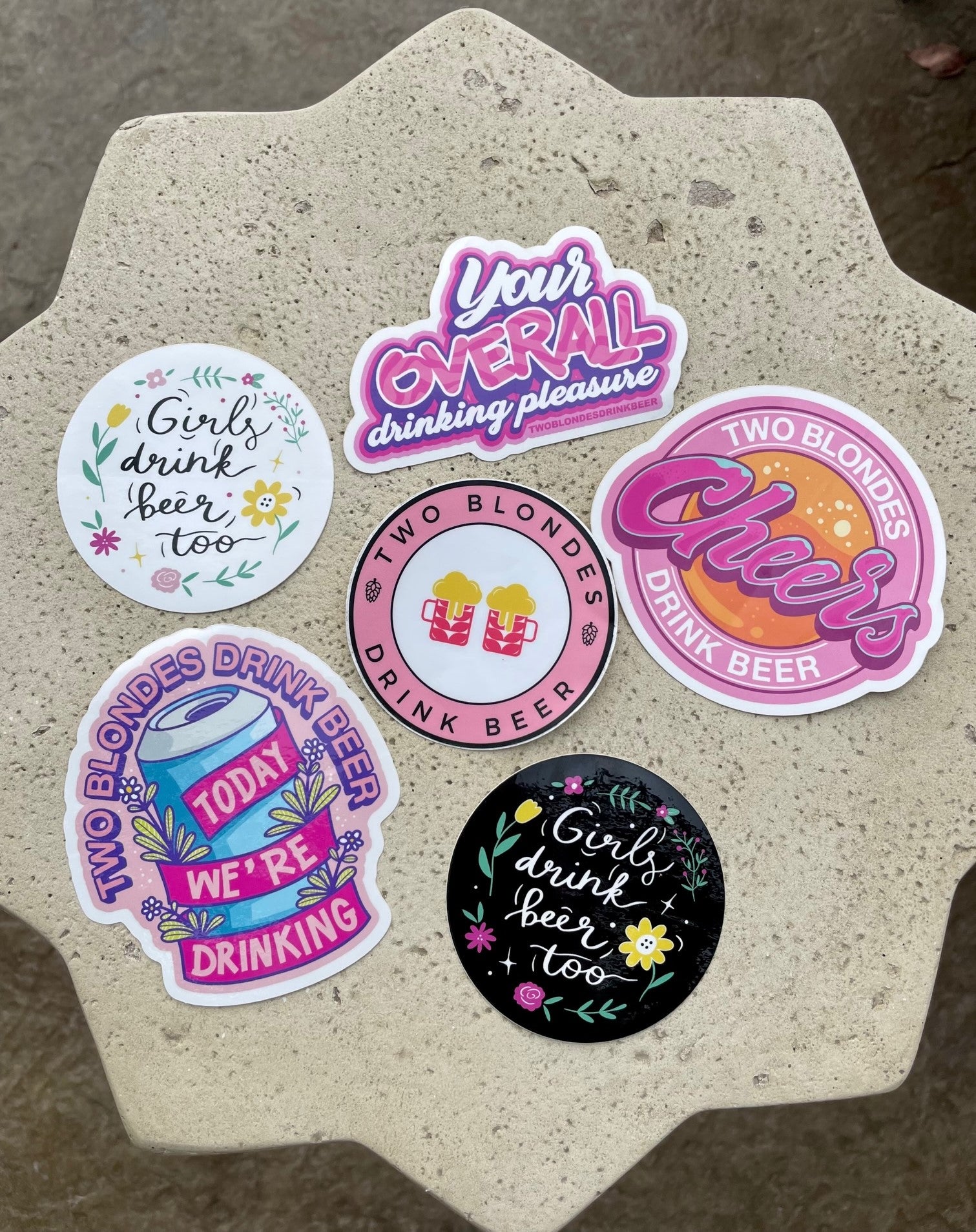 Stickers – Two Blondes Drink Beer